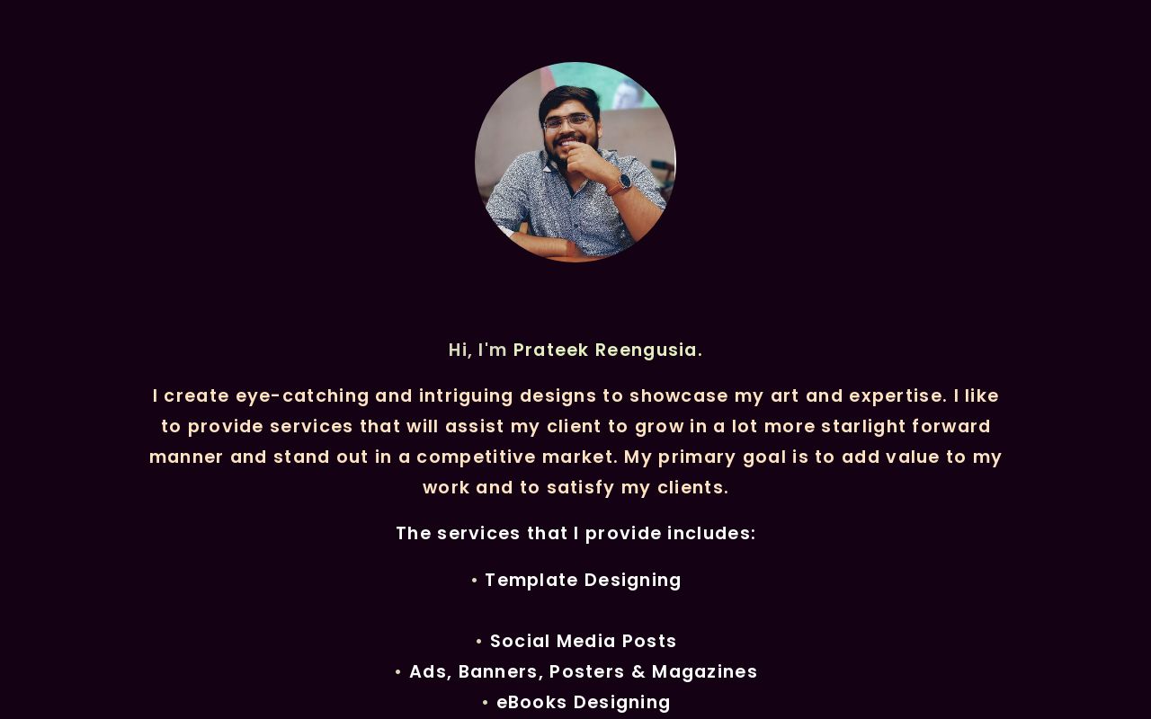 Prateek R. Portfolio
